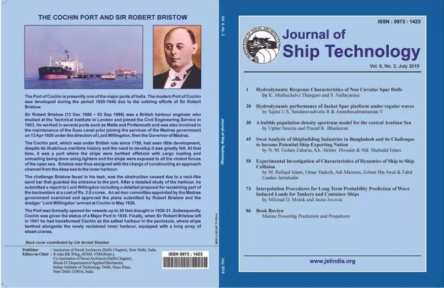 Academic Journal – Institution of naval architects